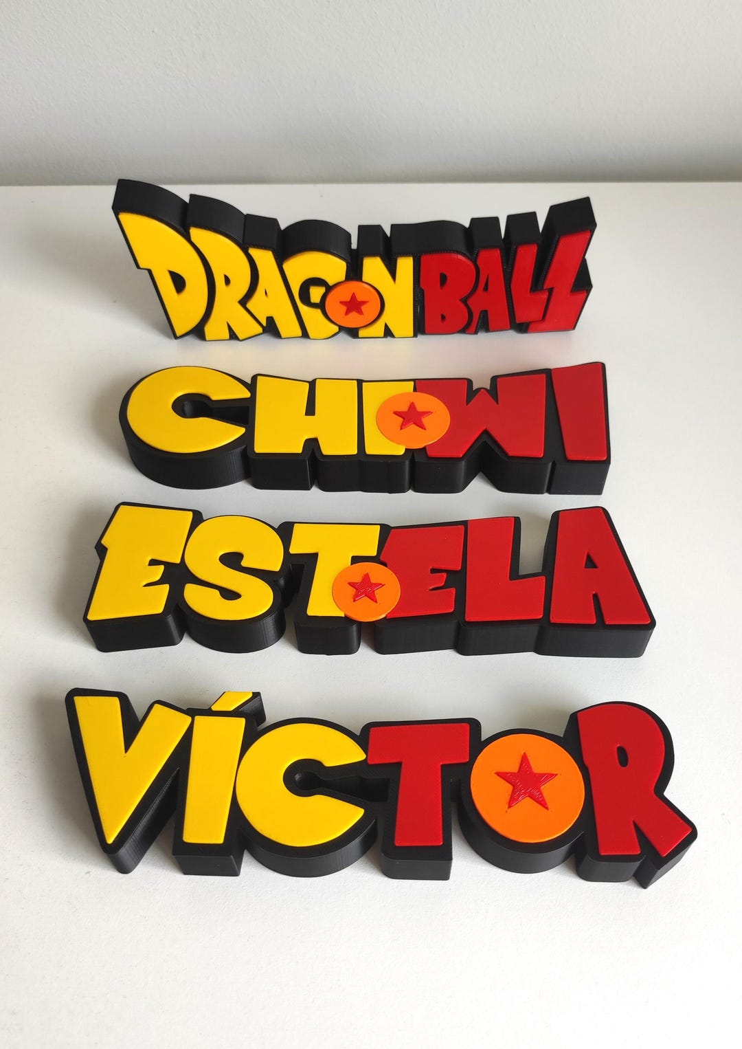Personalized Dragon Ball Name Sign - Etsy