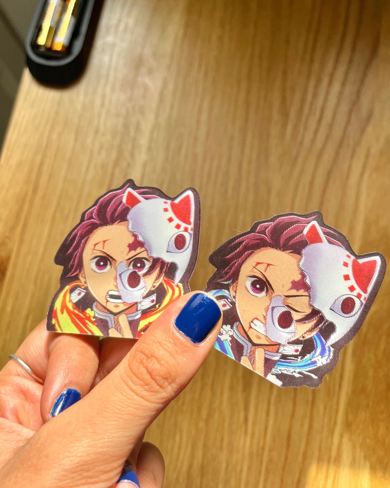 7 X 3D Anime Stickers / Animation Stickers / Waterproof Anime - Etsy