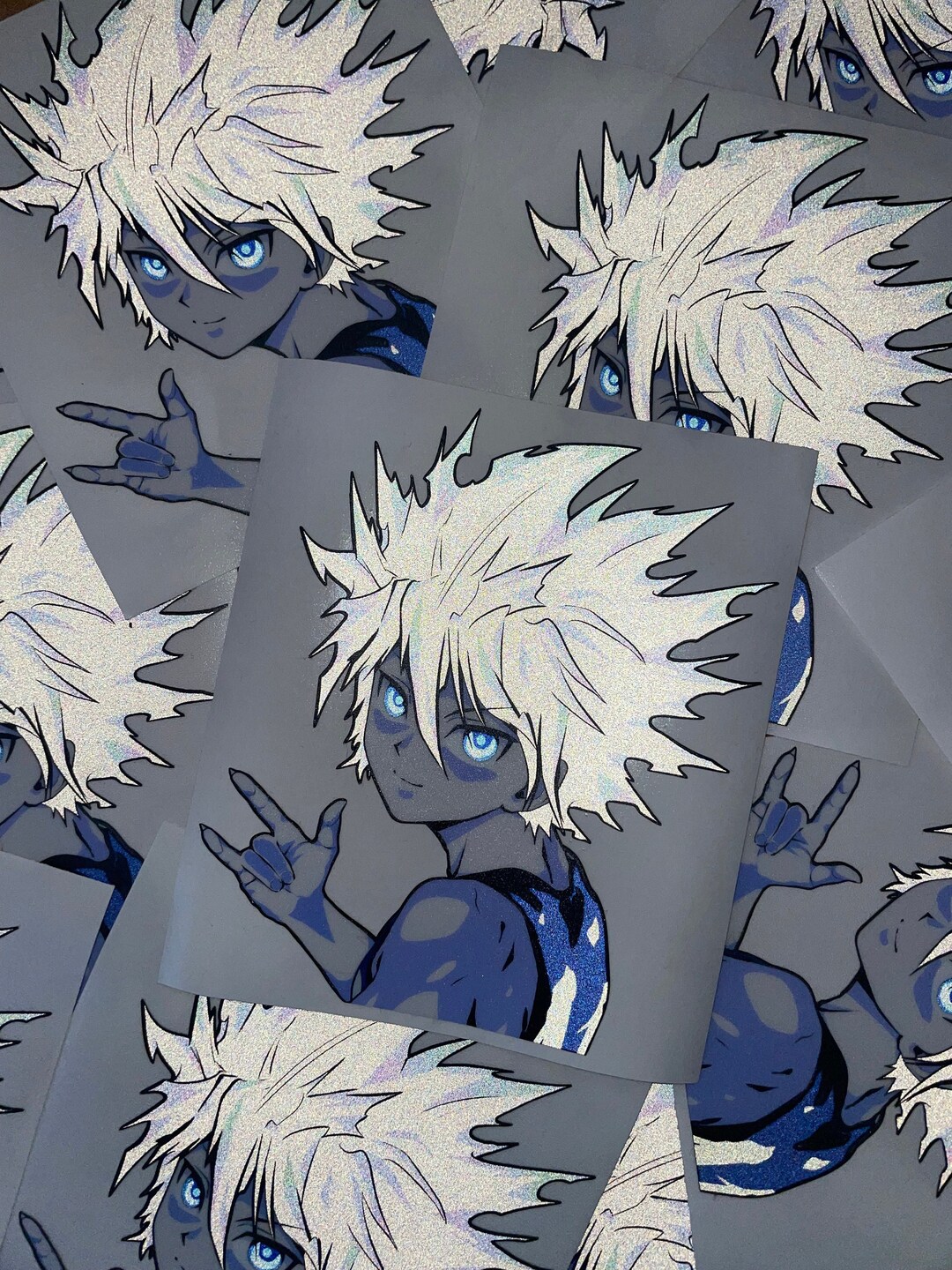 Reflective Kil Sticker / Anime Car Sticker / Waterproof Anime Decal - Etsy