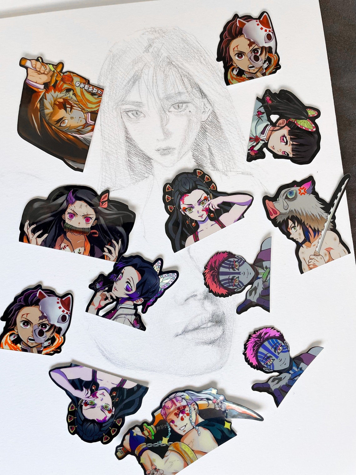 Akuma Slayer Stickers / Anime Car Sticker / Waterproof - Etsy