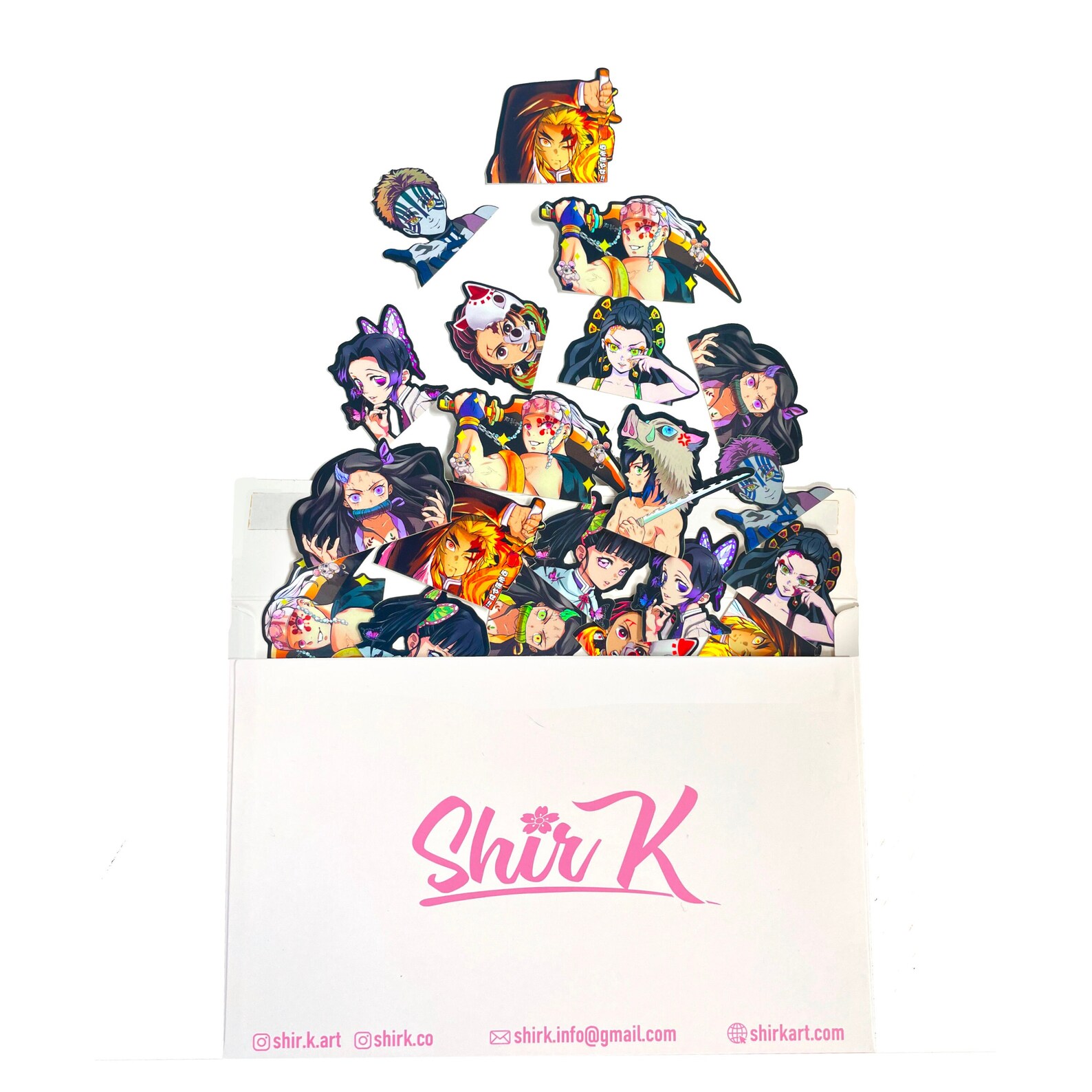 Akuma Slayer Stickers / Anime Car Sticker / Waterproof - Etsy