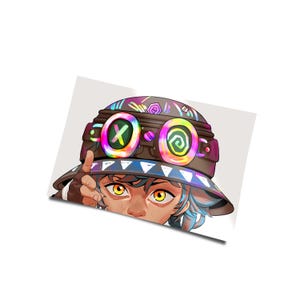 Arcane Stickers / Jinx Peeker / League of Legends / Isha and Jinx Car ...