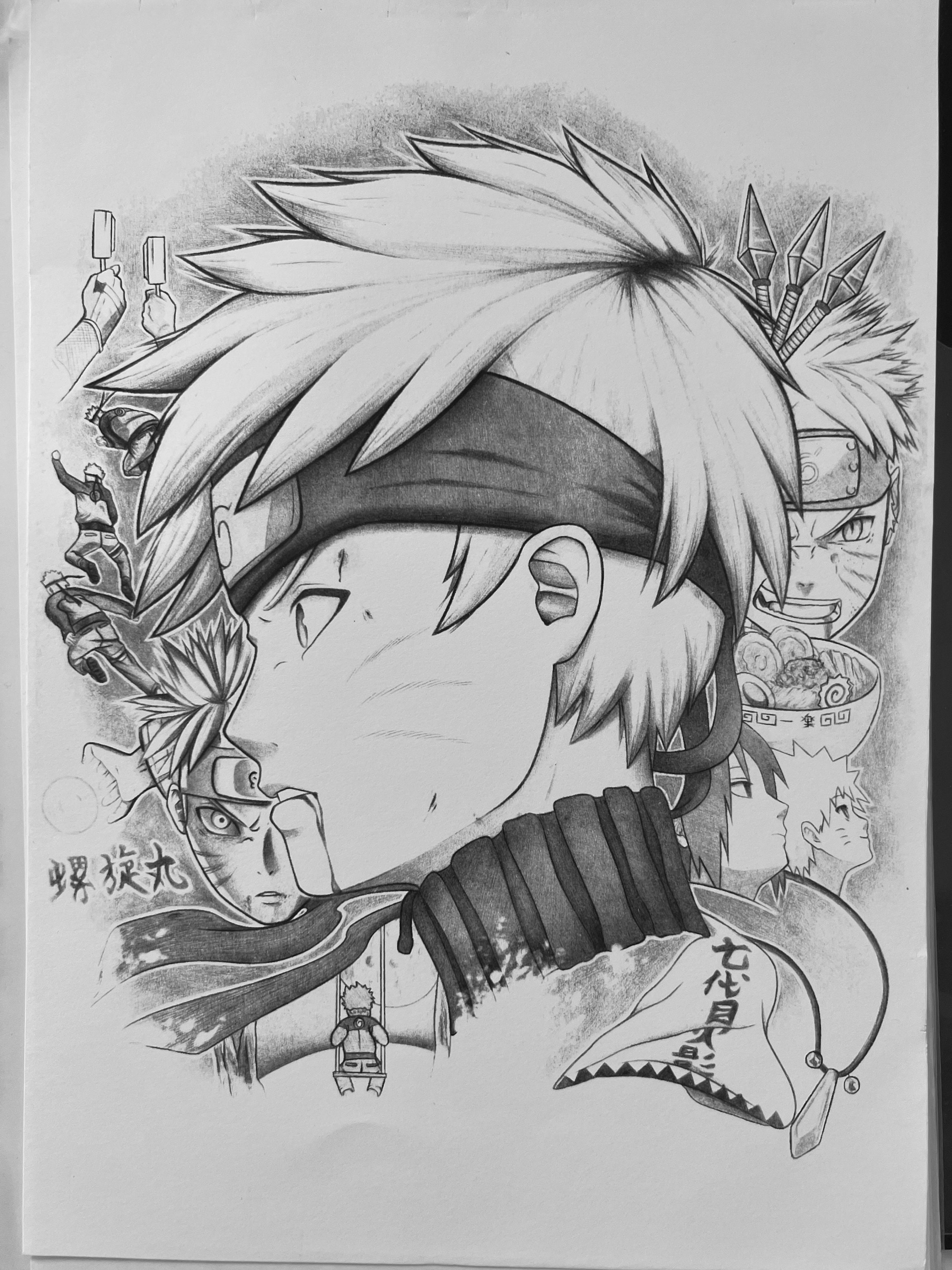 Real Ninjas Story Print / Anime Ninja Boy Art Print/ Anime - Etsy