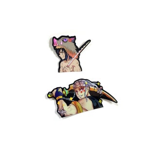 Akuma Slayer Stickers / Anime Car Sticker / Waterproof Holographic ...