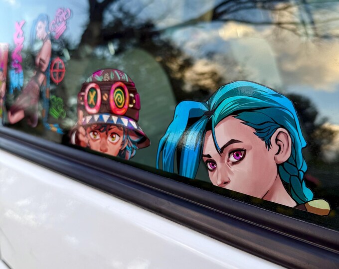 Jinx Isha Arcane Meme Aufkleber - Vinyl Aufkleber, Niedliche ...