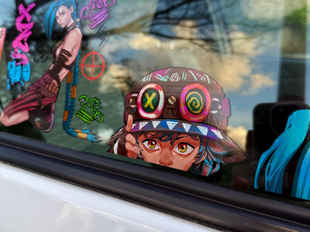 Arcane Stickers / Jinx Sticker / League of Legends / Isha and Jinx Car ...