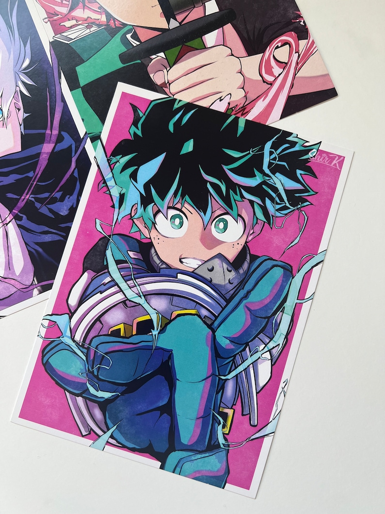 Smash Anime Boy Art Print/ Anime Prints / Digital Art Fanart - Etsy