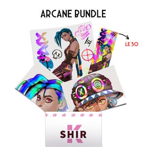 Arcane Stickers / Jinx Peeker / League of Legends / Isha and Jinx Car ...