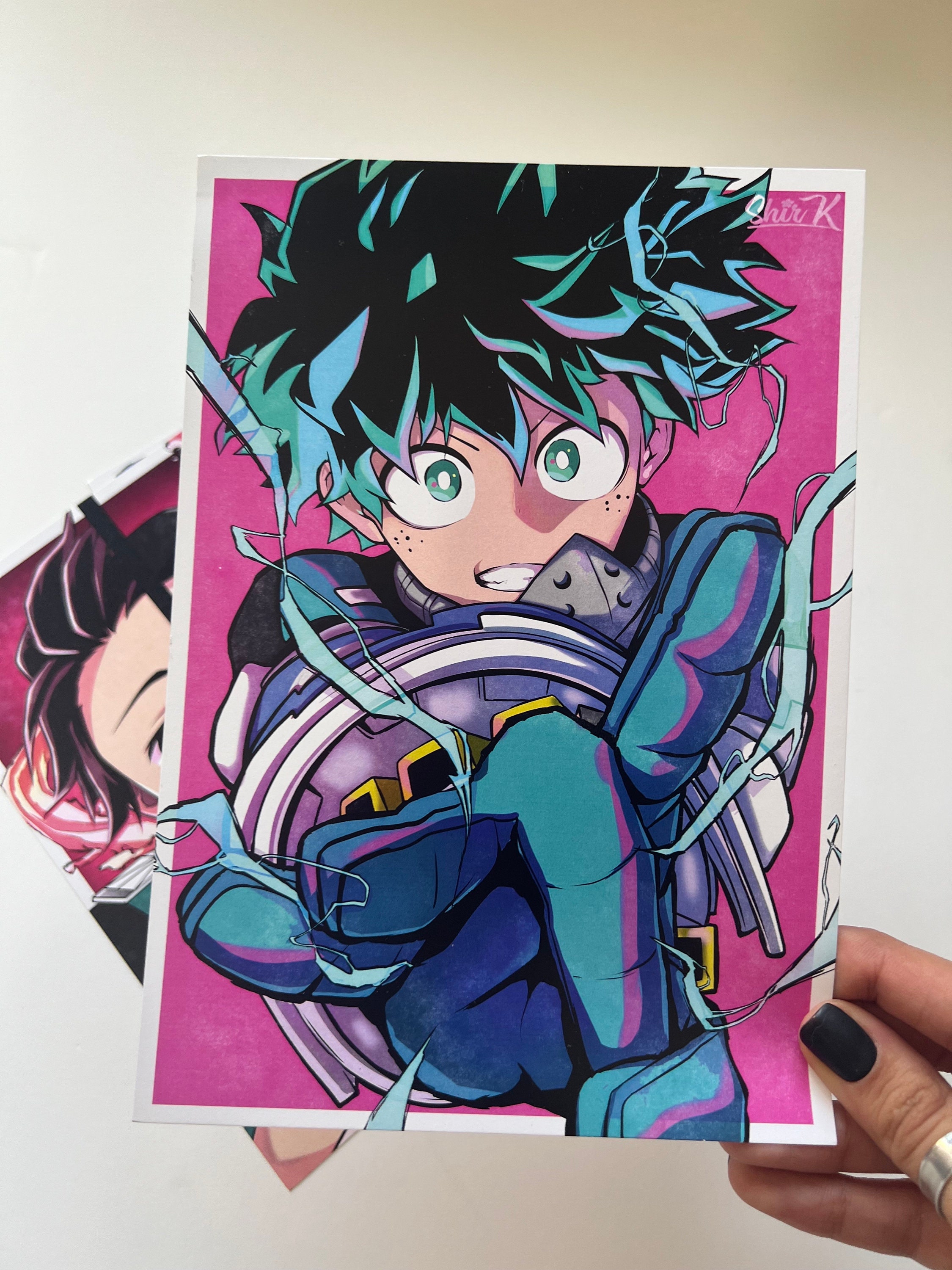 Smash Anime Boy Art Print/ Anime Prints / Digital Art Fanart - Etsy