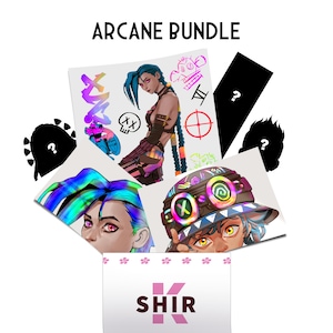 Arcane Stickers / Jinx Peeker / League of Legends / Isha and Jinx Car ...