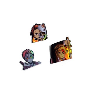 Akuma Slayer Stickers / Anime Car Sticker / Waterproof Holographic ...