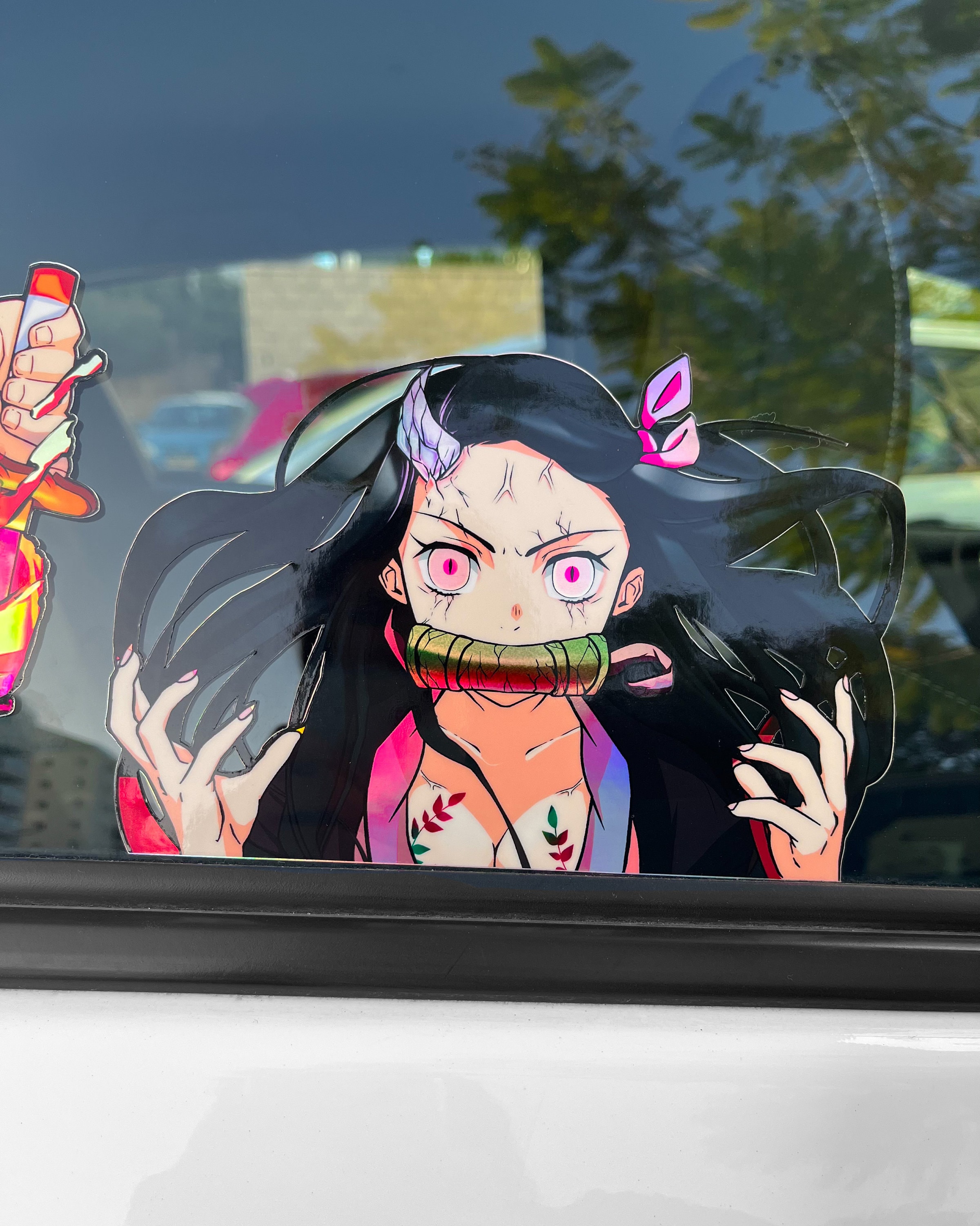 Cute Demon Girl Sticker / Anime Car Sticker / Waterproof Anime - Etsy