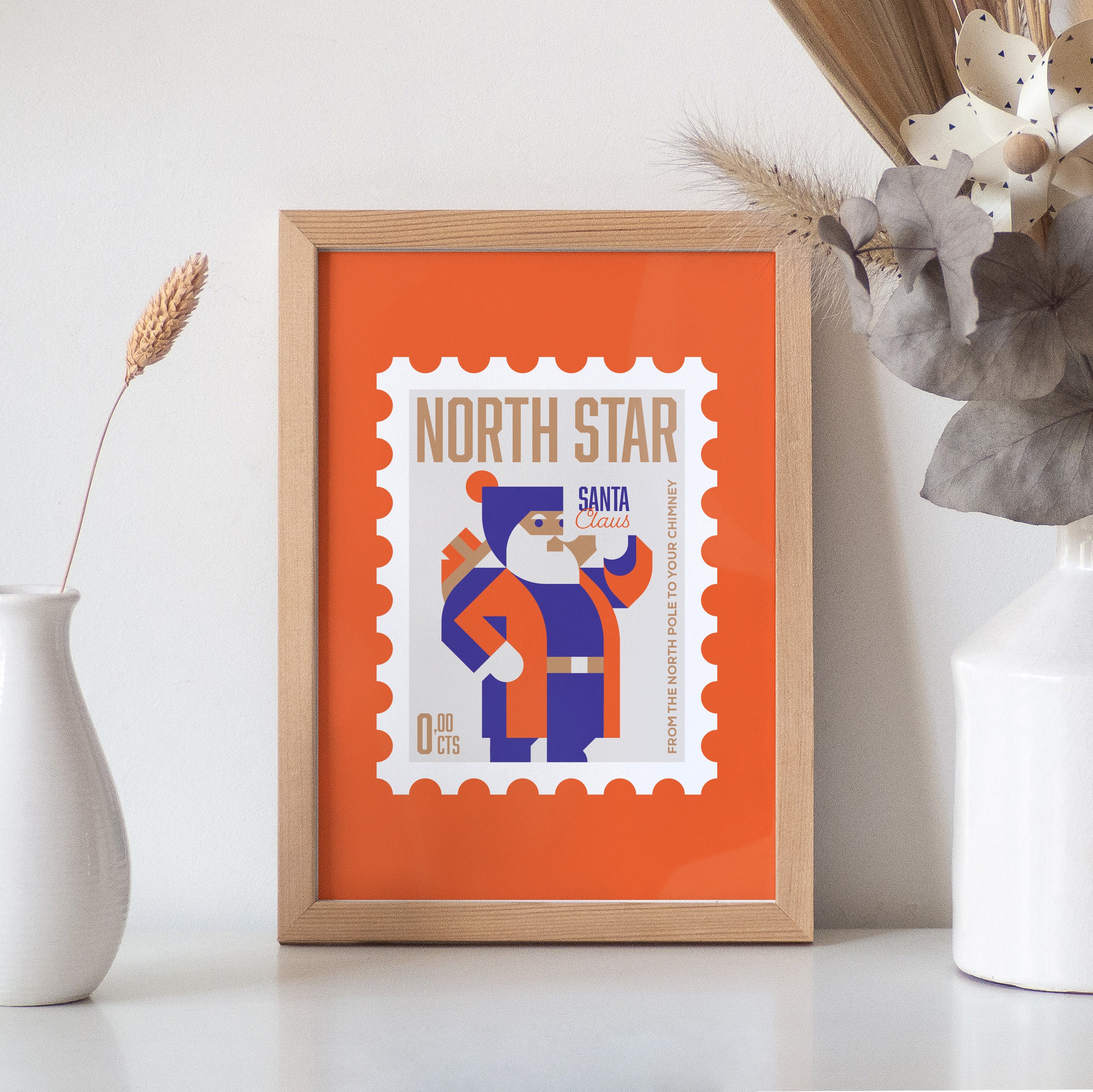 Santa Set of 3 Posters, Child Baby Toddler Newborn, Infant Nursery Room ...