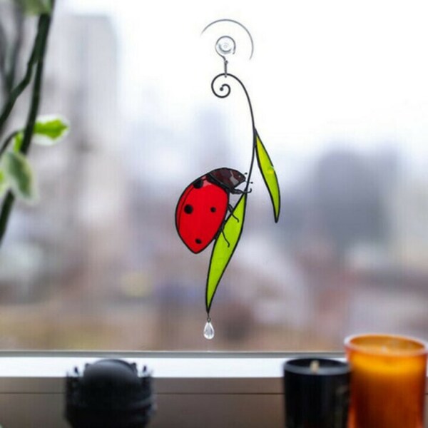 Ladybug Suncatcher - Etsy