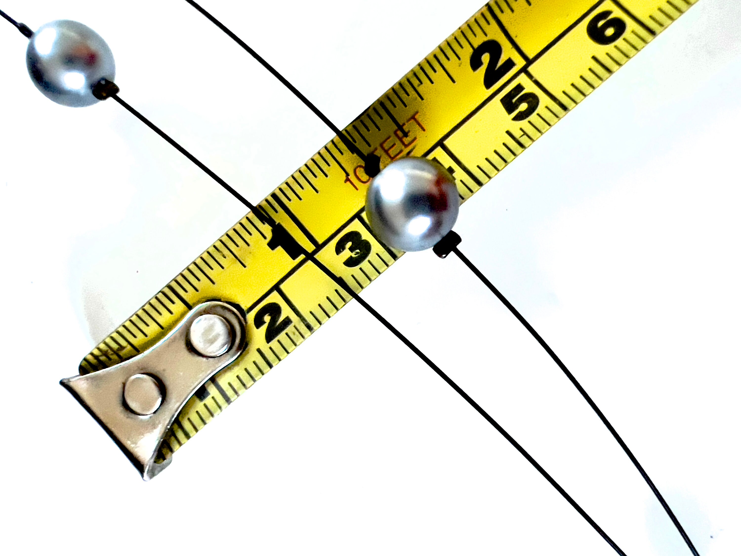 Trent Nathan Myer Pearl Double String Black Pearl Necklace - Etsy