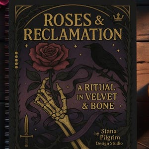 Gothic Affirmation Coloring Book for Women | Roses & Reclamation Vol. 1 ...