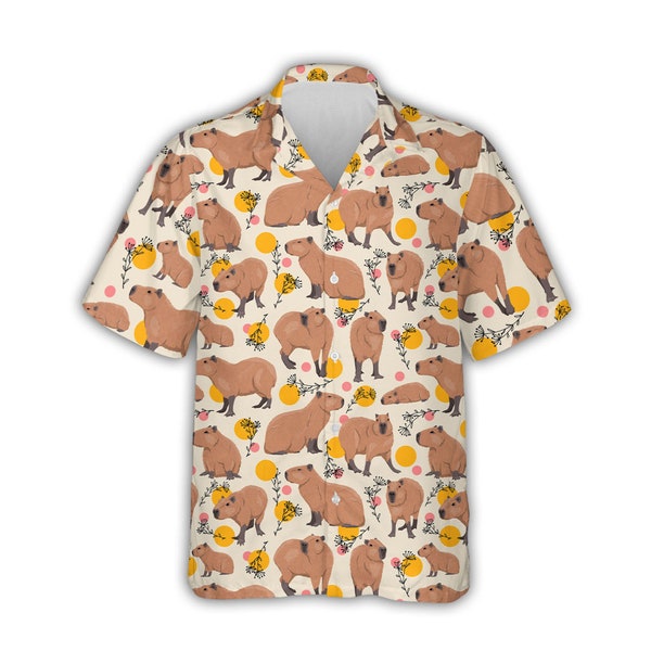 Capybara Hawaiian Shirt Etsy Uk