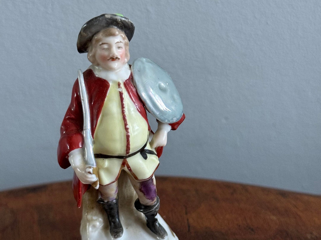 Antique German Small Sitzendorf Figurine From the 19th Century - Etsy