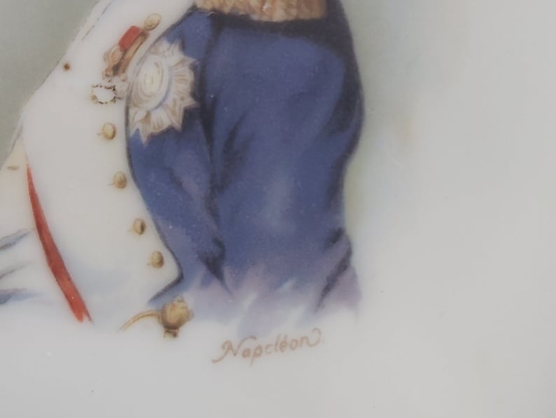 Two Antique Porcelain Plates Napoleon and Josephine. - Etsy