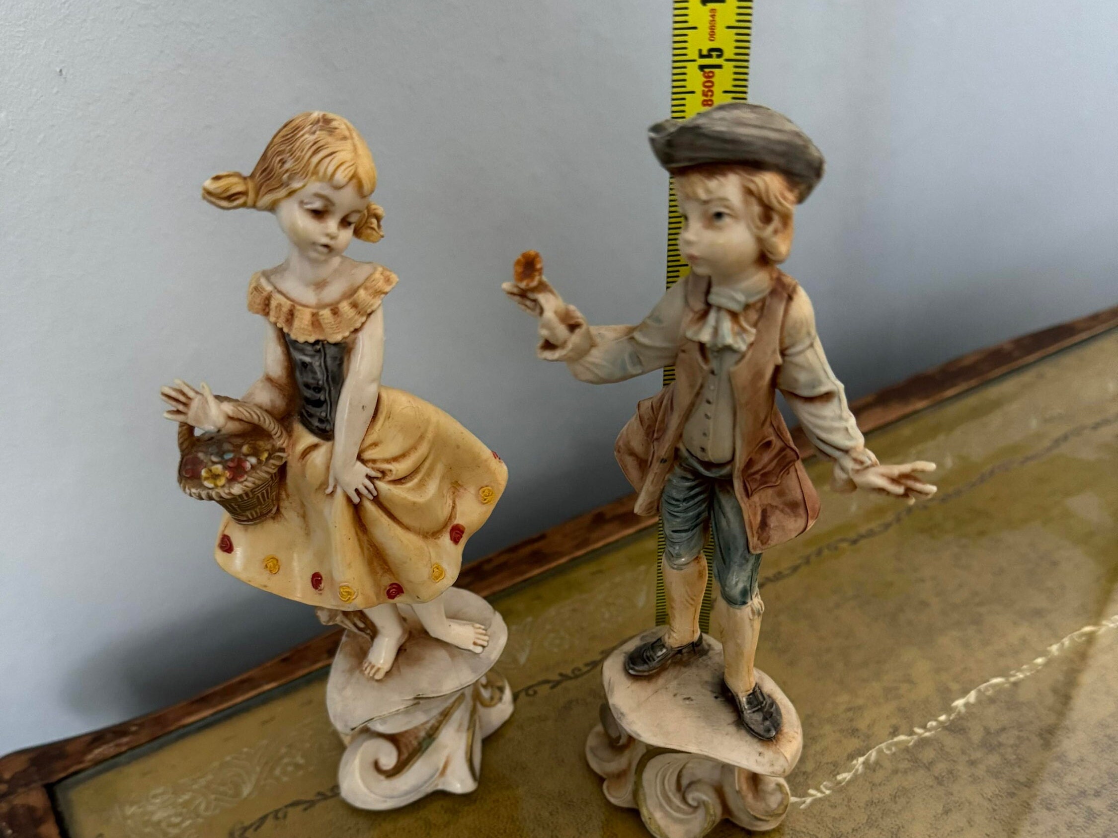 Italian Figurines Depicting a Pair of Suitors, Depose Italy. - Etsy