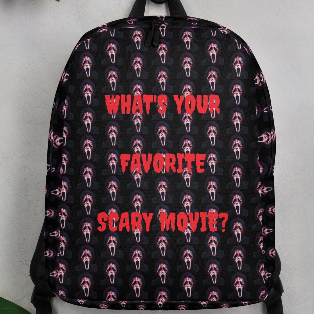Ghostface Scary Movie Minimalist Backpack - Etsy