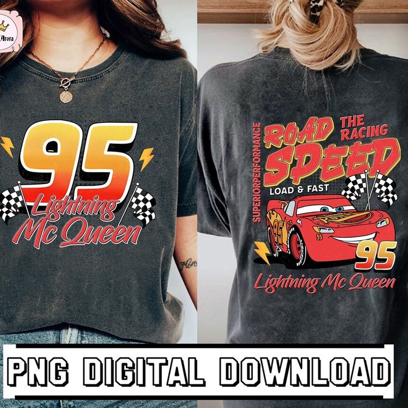 Lightning Mcqueen 95 Logo - Etsy
