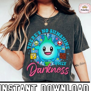 There's No Sunshine Only Darkness, Luna Star PNG Sublimation, Super ...