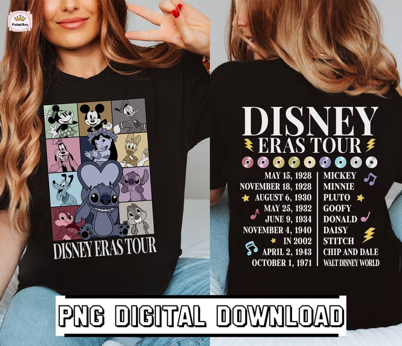 Stitch Eras Tour Png, Disneyland Eras Tour Clipart, Magic Kingdom ...
