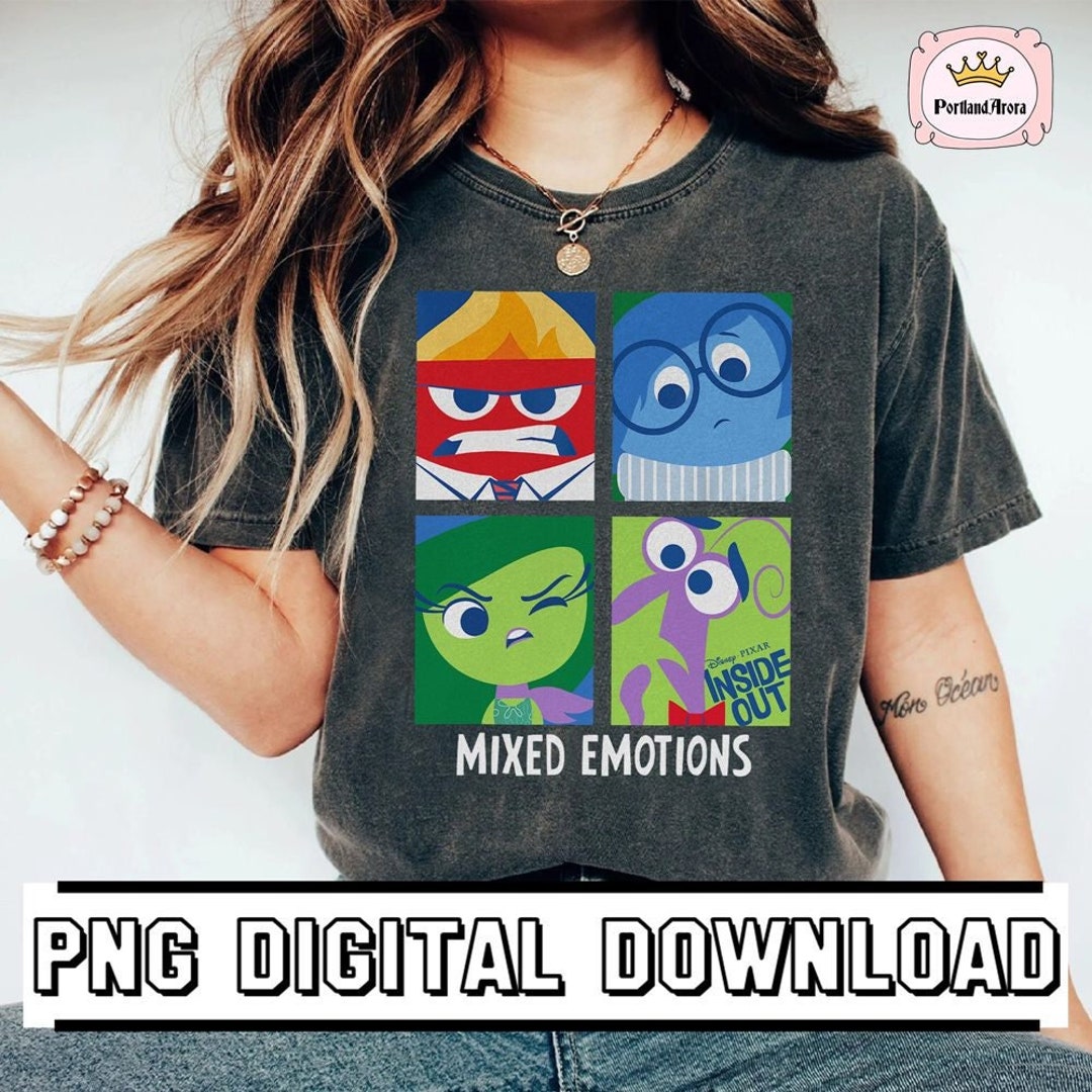 Mixed Emotions Inside Out Png, Inside Out Printable File, Inside Out 2 ...