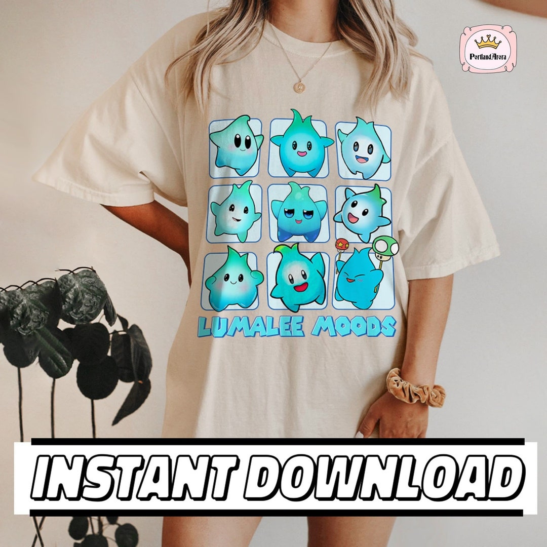 Lumalee Super Mario PNG Digital Prints, Lumalee Moods PNG, 2023 Movie ...