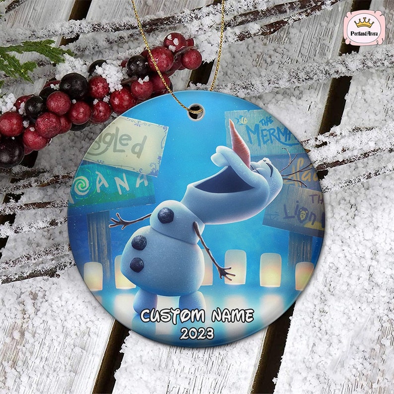 Personalization Olaf Frozen Christmas Ornament | Frozen Lovers Ornament ...
