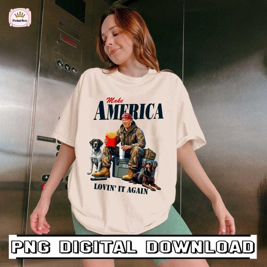 Trump Hunting Png, Trump Mcdonal Election 2024 Download, Trump ...