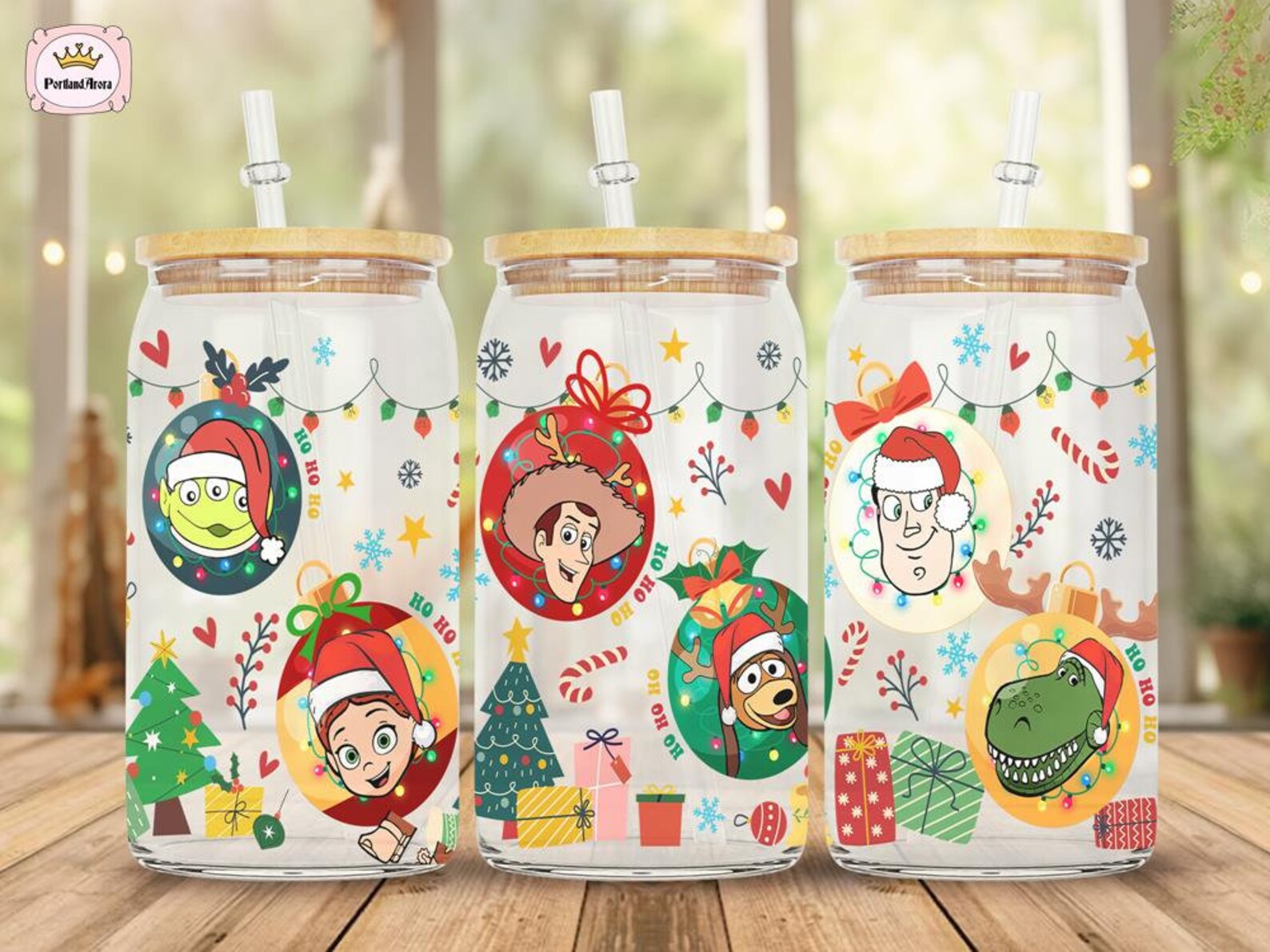 Toy Story Glass Wrap Png, 16oz Glass Can Wrap Png, Instant Download ...