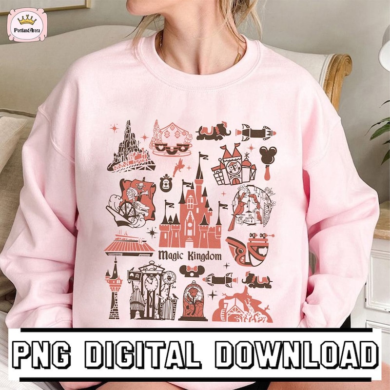 Magic Kingdom Svg - Etsy