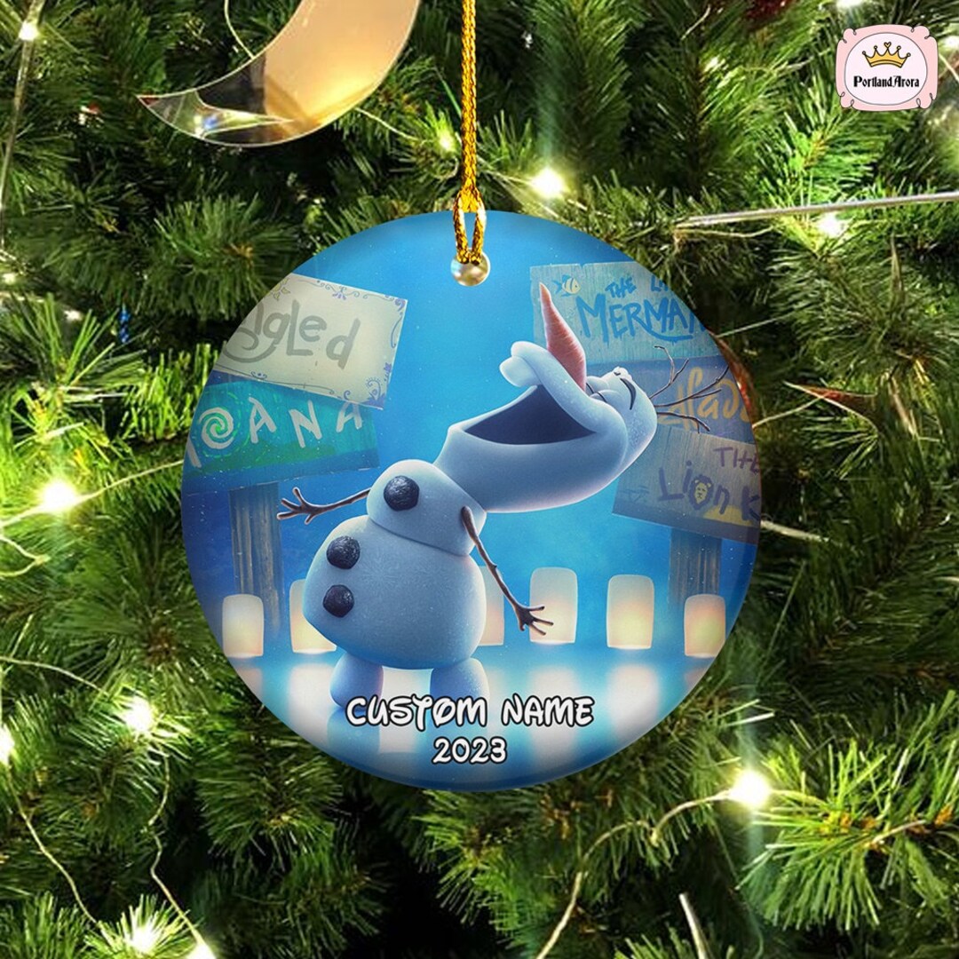 Personalization Olaf Frozen Christmas Ornament | Frozen Lovers Ornament ...