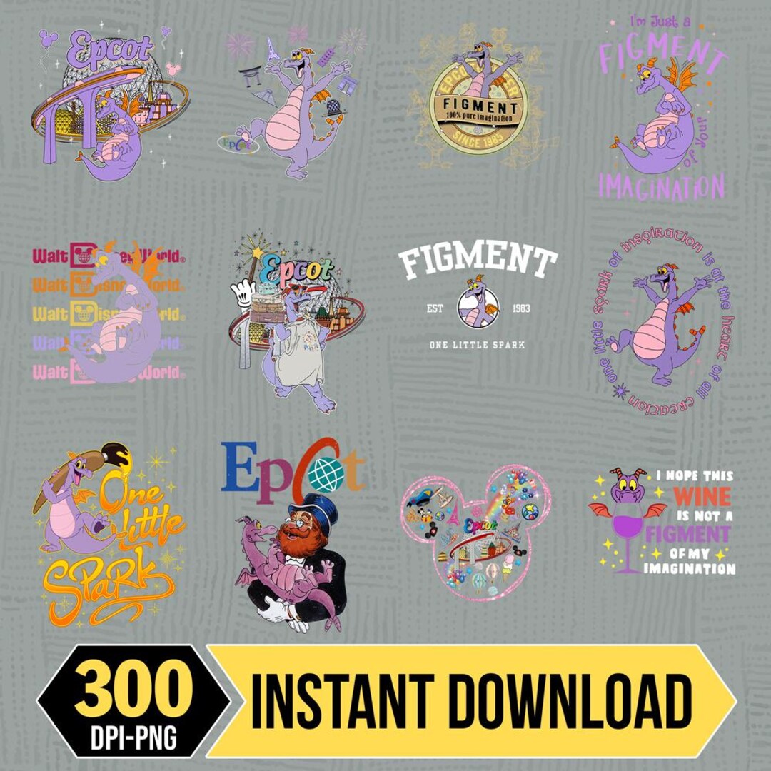 Disneyland Epcot International Festival of the Arts 2026 Cute Figment ...