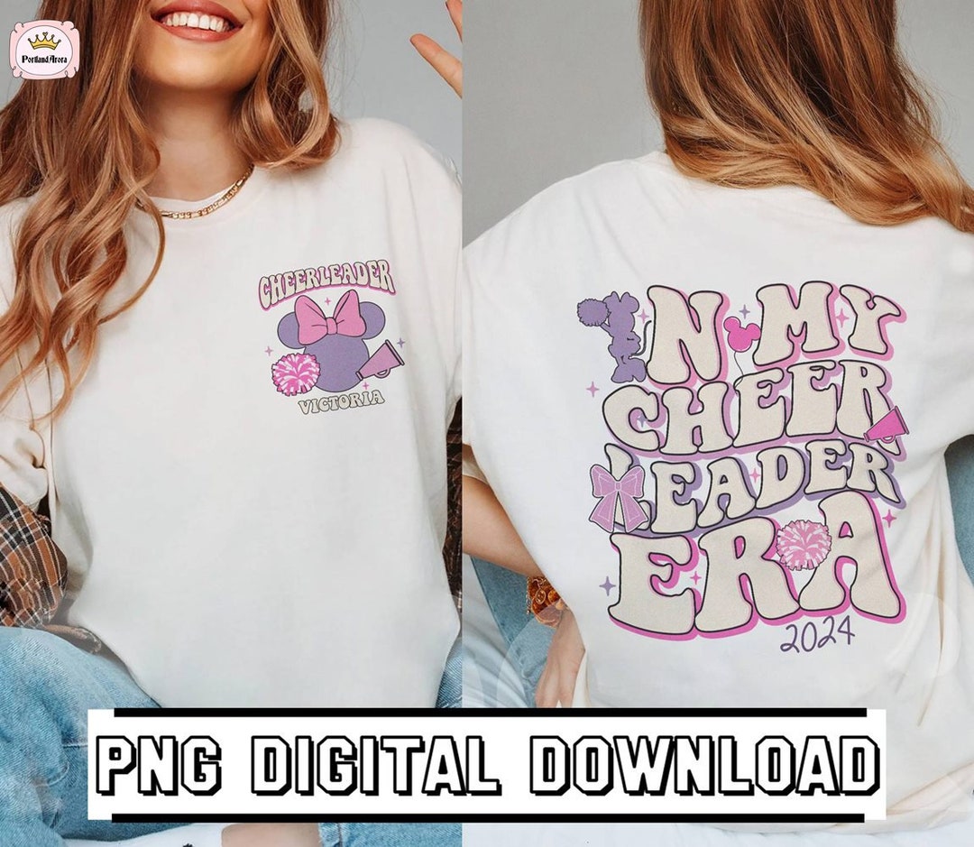 Personalized in My Cheer Leader Era Shirt Download | Disneyland Summit ...