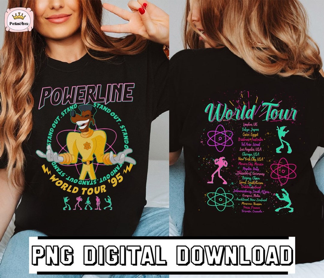 Digital Download | Goofy Movie Powerline Shirt Download | Powerline ...