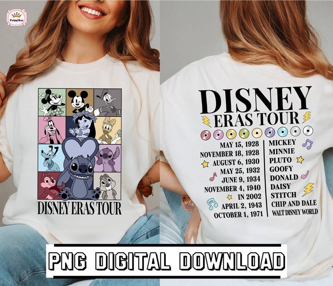 Stitch Eras Tour Png, Disneyland Eras Tour Clipart, Magic Kingdom ...