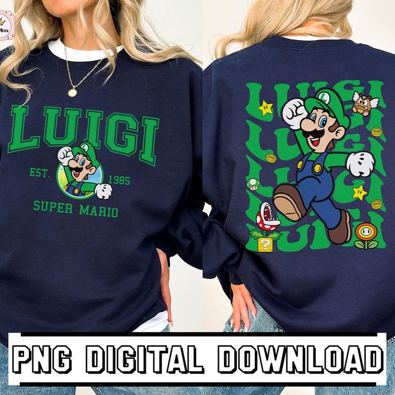 Mario Luigi - Etsy