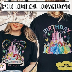 Personalized Princess Birthday Girl Png, Hello Twenty Png, 20th ...