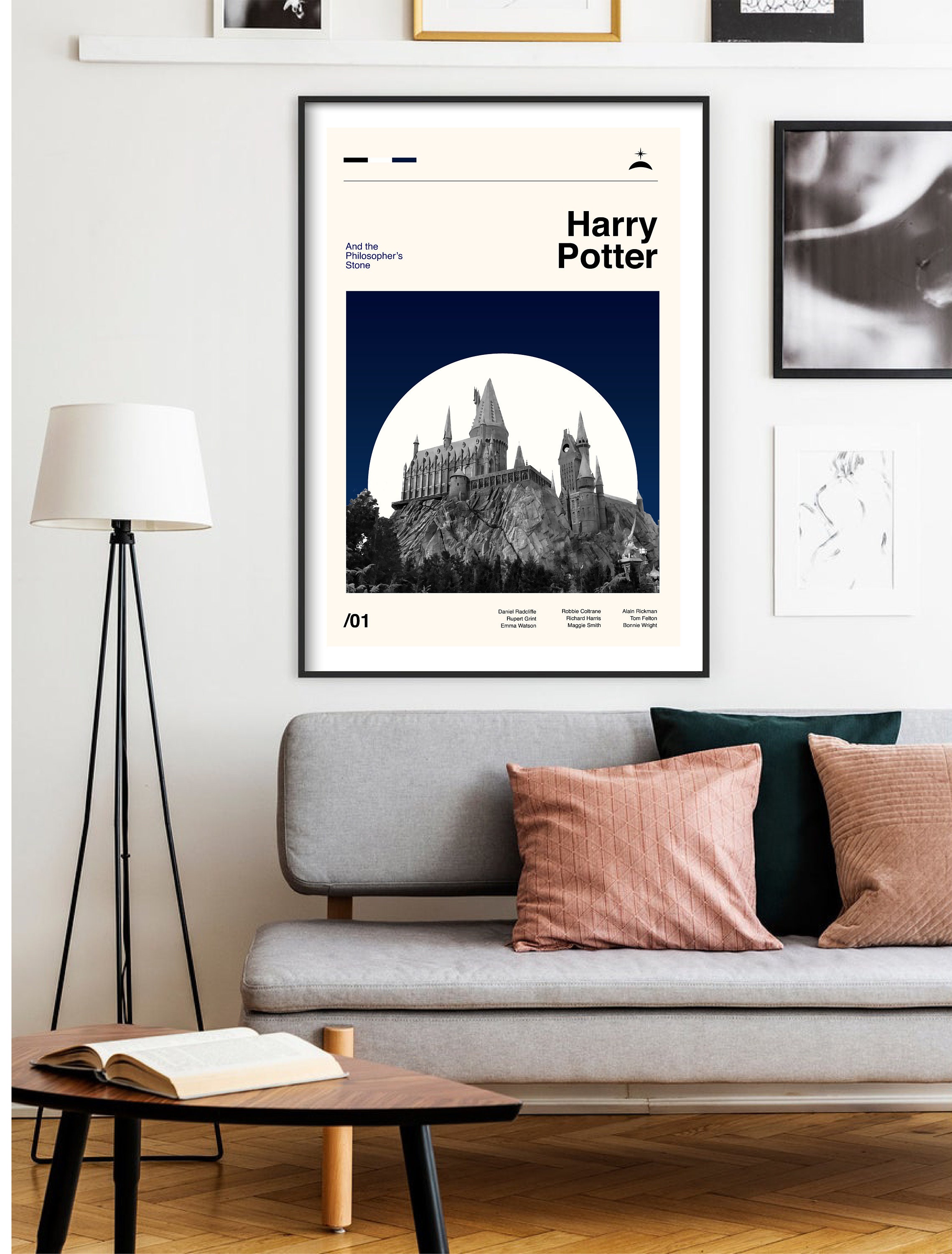 Harry Potter Minimalistic Midcentury Poster