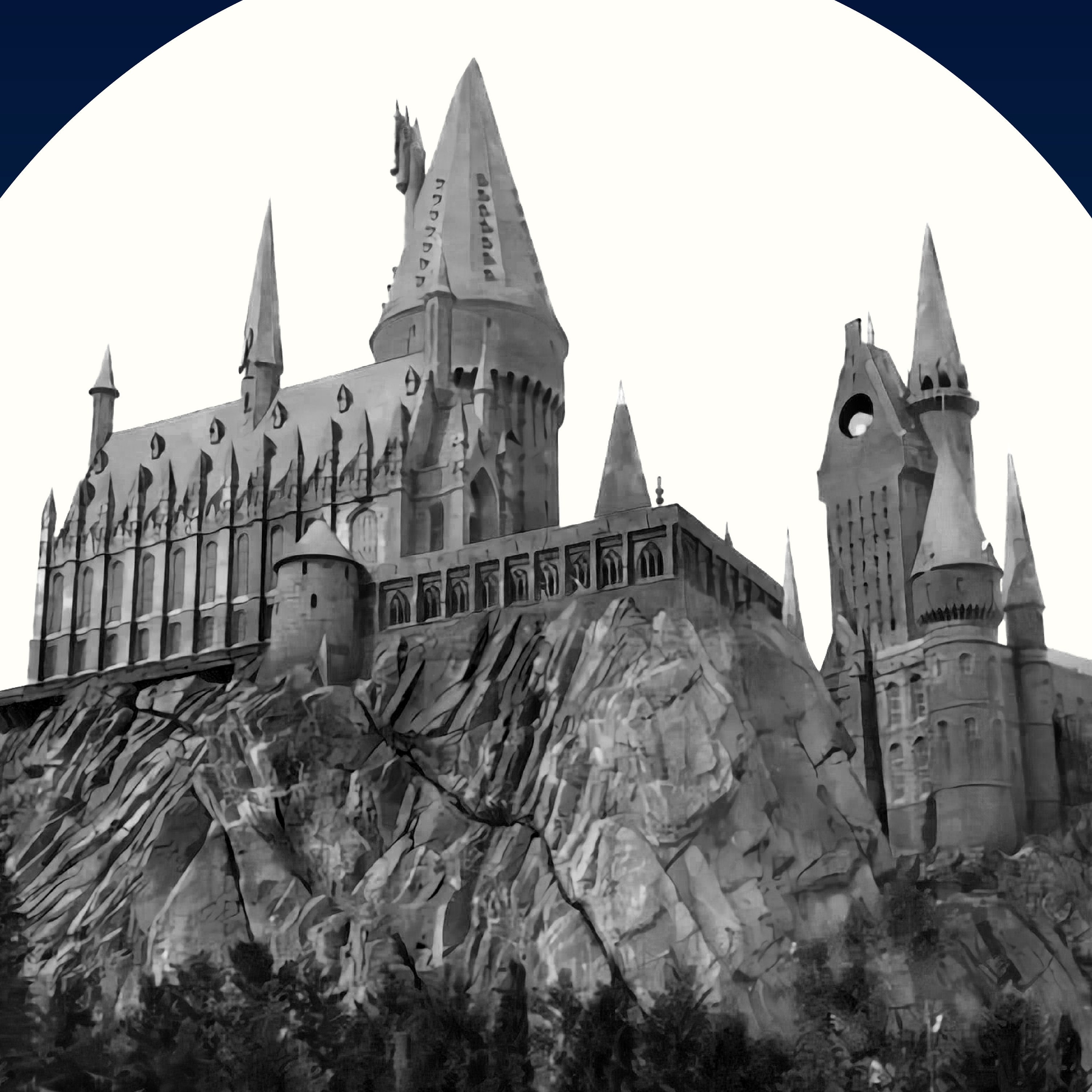 Harry Potter Minimalistic Midcentury Poster