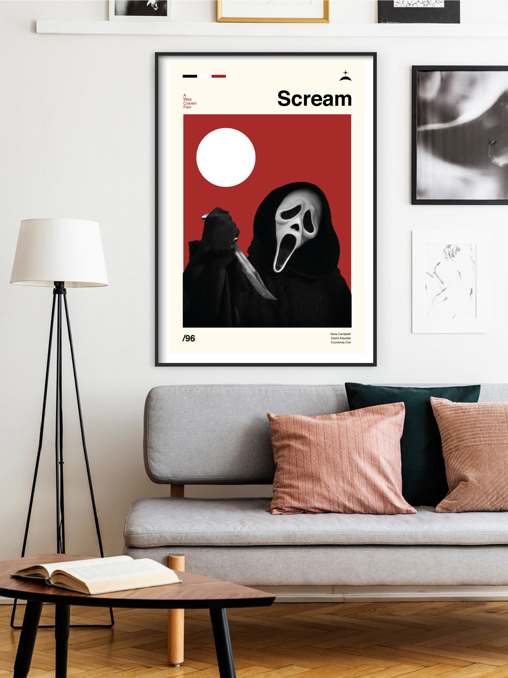 Scream Minimalist Poster | Midcentury Poster Scream | Midcentury Scream ...