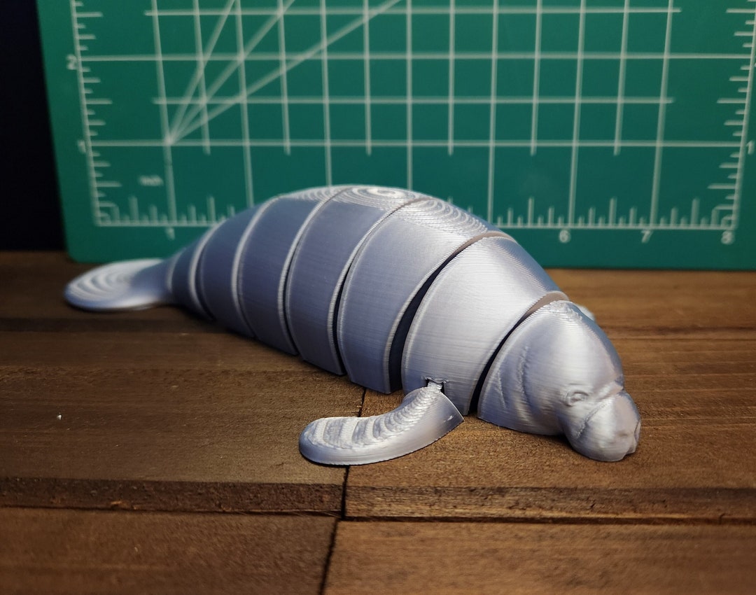 Manatee Flexi Articulated Fidget Toy - Etsy