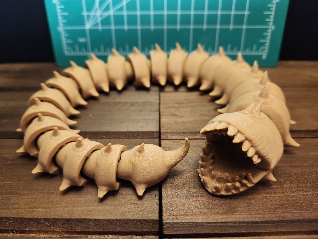 Sand Worm Flexi Articulated Fidget - Etsy