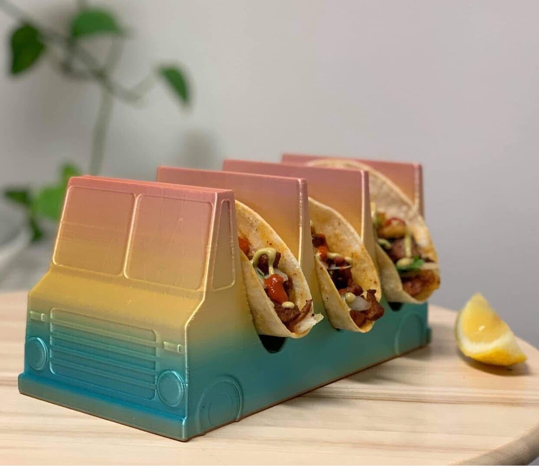 Colorful Taco Truck Holder | 3D Printed Taco Holder - Etsy