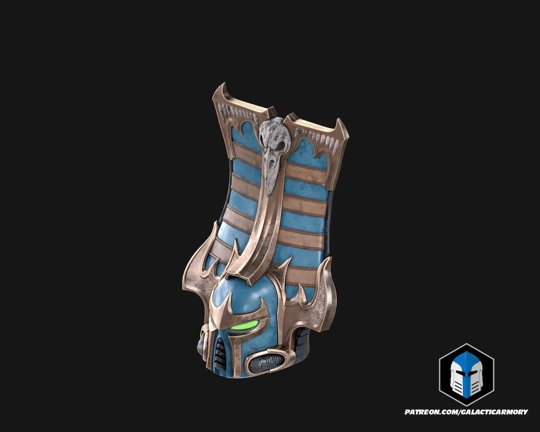 40K Thousand Sons Helmet Fan Art – Mystical 3D Printed Sorcerer's Kit ...