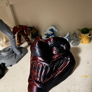 3D Printed Sweet Tooth Clown Mask Inspired by Twisted Metal - Red and ...