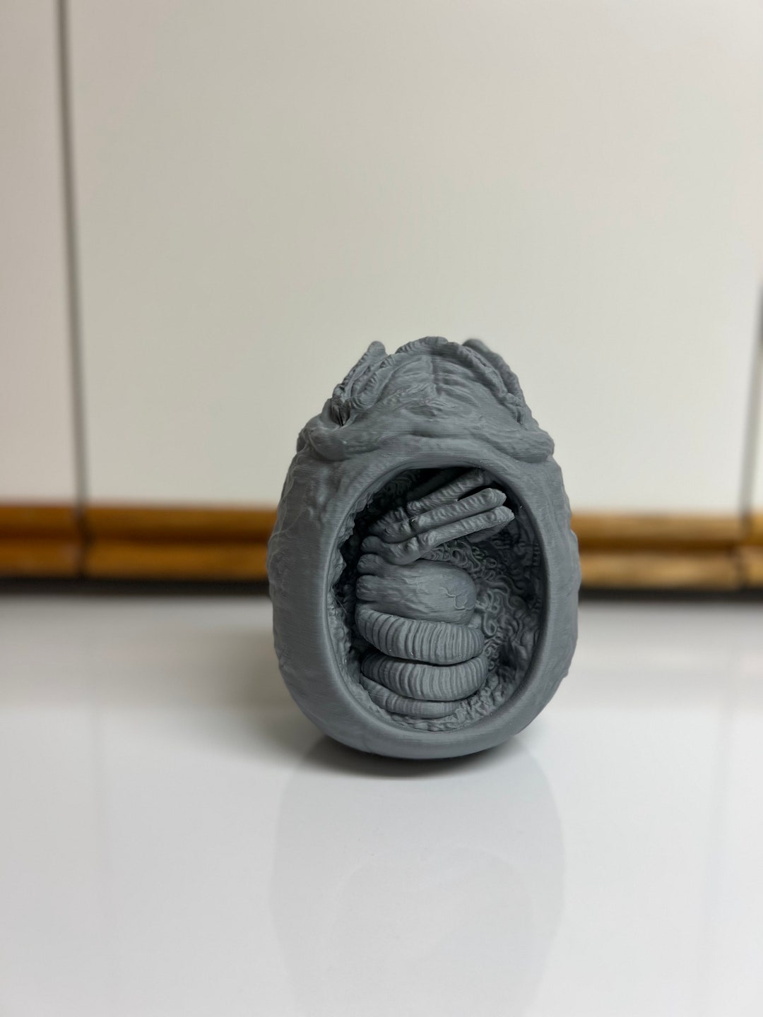 Unique 3D Printed Xenomorph Egg With Mesmerizing Cutaway View A Must ...